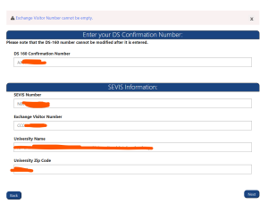 What is Exchange Visitor Number? - Gurukul Galaxy