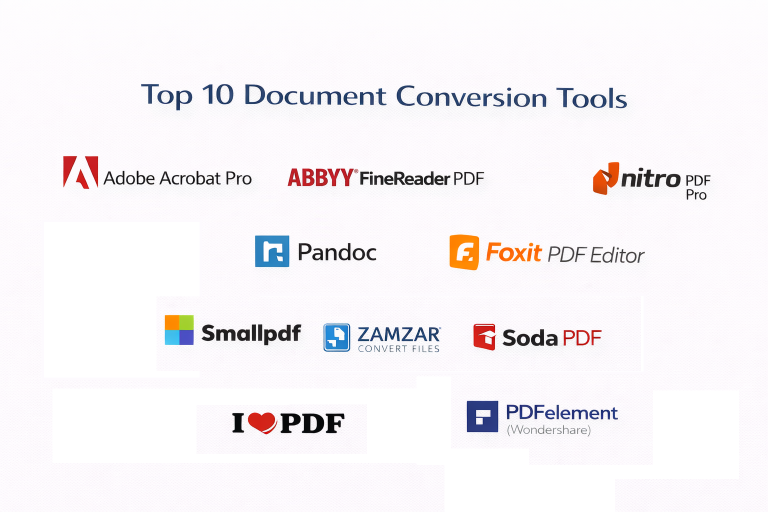 Top 10 Document Conversion Tools: Features, Pros, Cons & Comparison ...