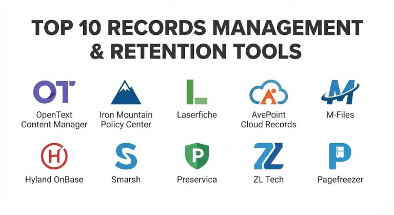 Top 10 Records Management & Retention Tools: Features, Pros, Cons ...