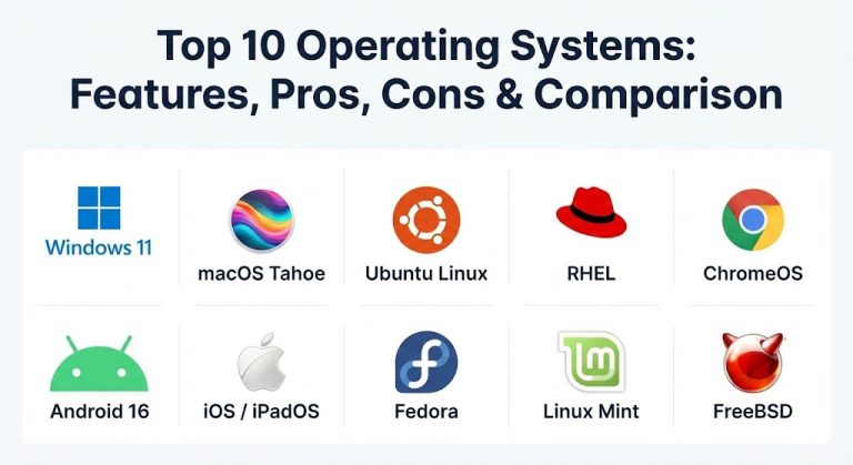 Top 10 Operating Systems: Features, Pros, Cons & Comparison – Gurukul ...