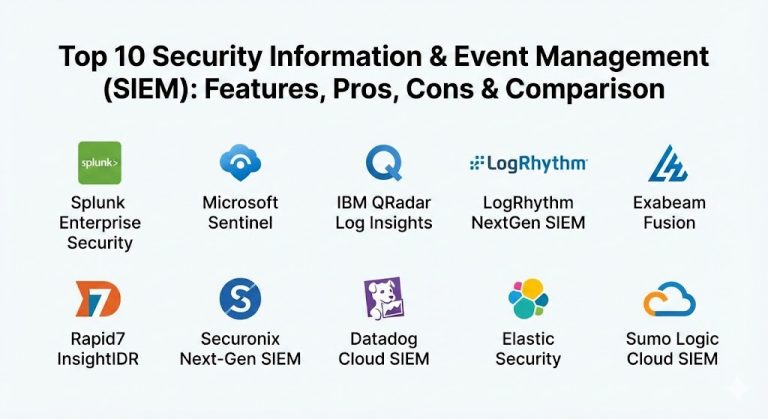 Top 10 Security Information & Event Management (SIEM): Features, Pros ...