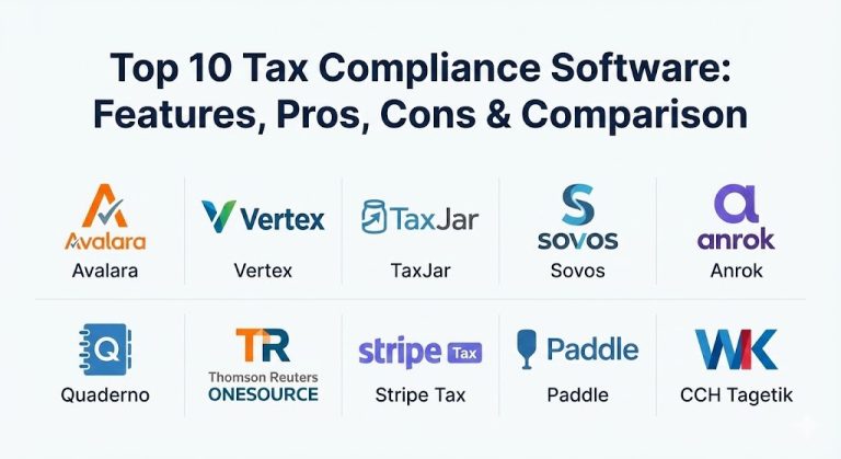 Top 10 Tax Compliance Software: Features, Pros, Cons & Comparison ...