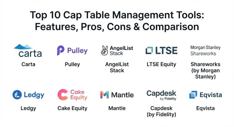 Top 10 Cap Table Management Tools: Features, Pros, Cons & Comparison ...