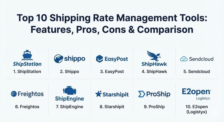 Top 10 Shipping Rate Management Tools: Features, Pros, Cons ...