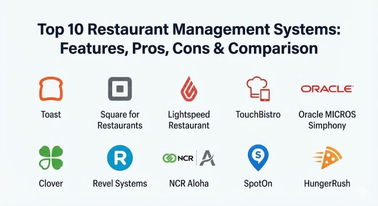 Top 10 Restaurant Management Systems: Features, Pros, Cons & Comparison ...