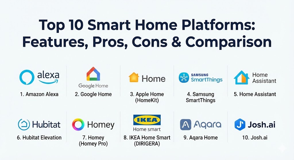 Top 10 Smart Home Platforms: Features, Pros, Cons & Comparison ...