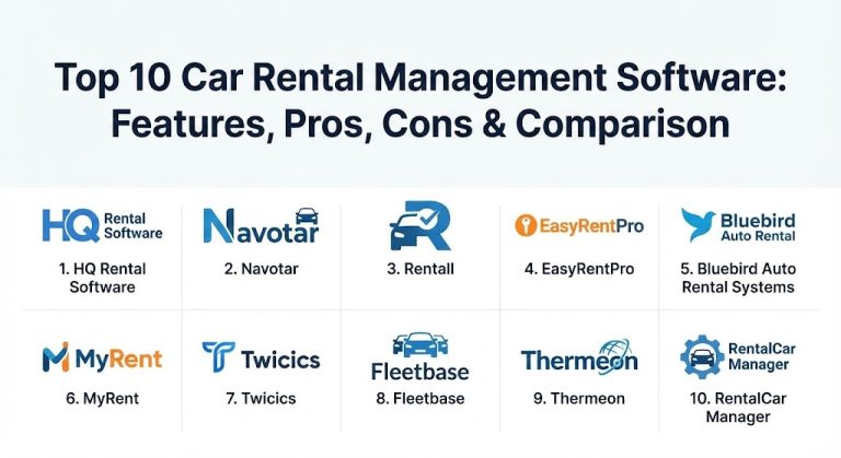 Top 10 Car Rental Management Software: Features, Pros, Cons ...