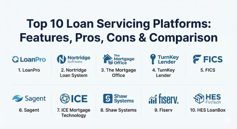 Top 10 Loan Servicing Platforms: Features, Pros, Cons & Comparison ...