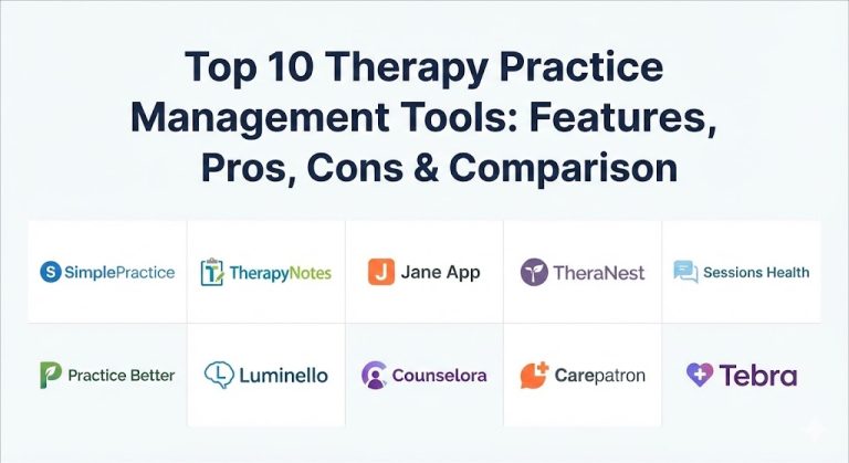 Top 10 Therapy Practice Management Tools: Features, Pros, Cons ...
