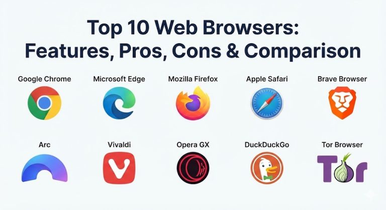 Top 10 Web Browsers: Features, Pros, Cons & Comparison – Gurukul Galaxy