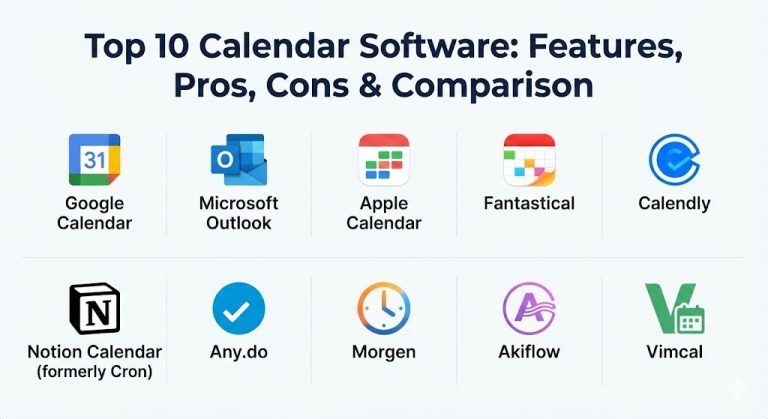 Top 10 Calendar Software: Features, Pros, Cons & Comparison – Gurukul ...