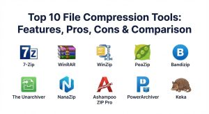 Top 10 File Compression Tools: Features, Pros, Cons & Comparison ...
