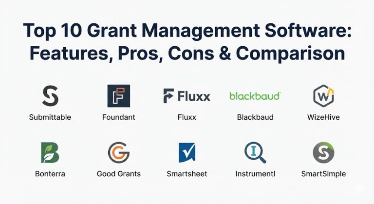 Top 10 Grant Management Software: Features, Pros, Cons & Comparison ...