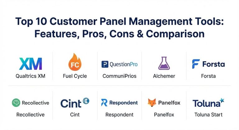 Top 10 Customer Panel Management Tools: Features, Pros, Cons ...