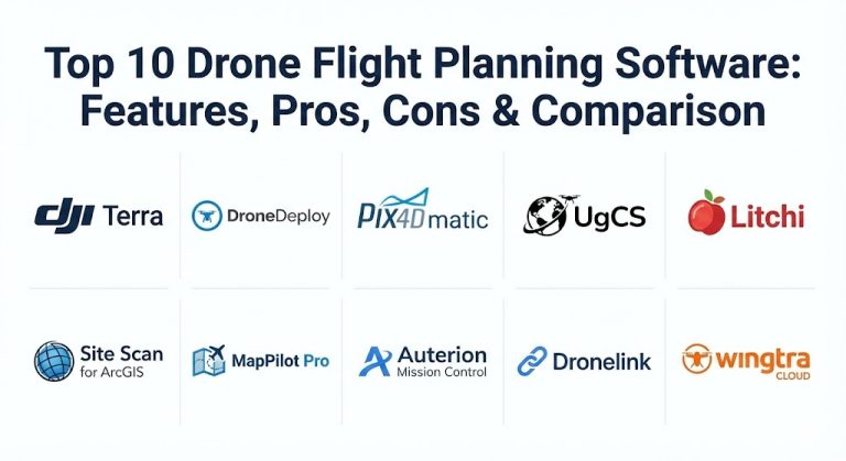 Top 10 Drone Flight Planning Software: Features, Pros, Cons ...