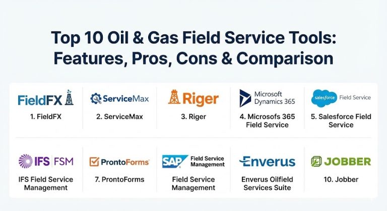 Top 10 Oil & Gas Field Service Tools: Features, Pros, Cons & Comparison ...