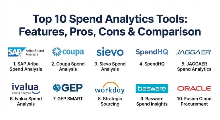 Top 10 Spend Analytics Tools: Features, Pros, Cons & Comparison ...