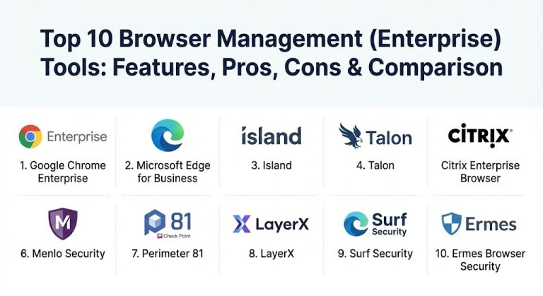 Top 10 Browser Management (Enterprise) Tools: Features, Pros, Cons ...