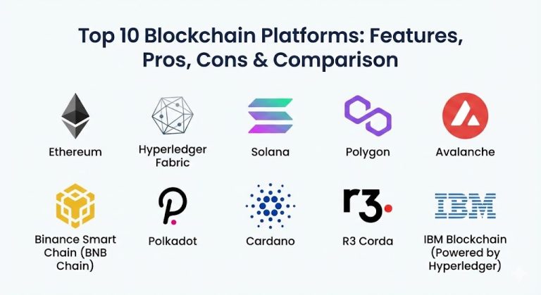 Top 10 Blockchain Platforms: Features, Pros, Cons & Comparison ...